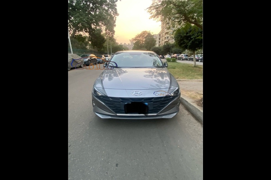 Elantra CN7 Hyundai 2022 Heliopolis Gray 6223664 - Car for sale : Hatla2ee