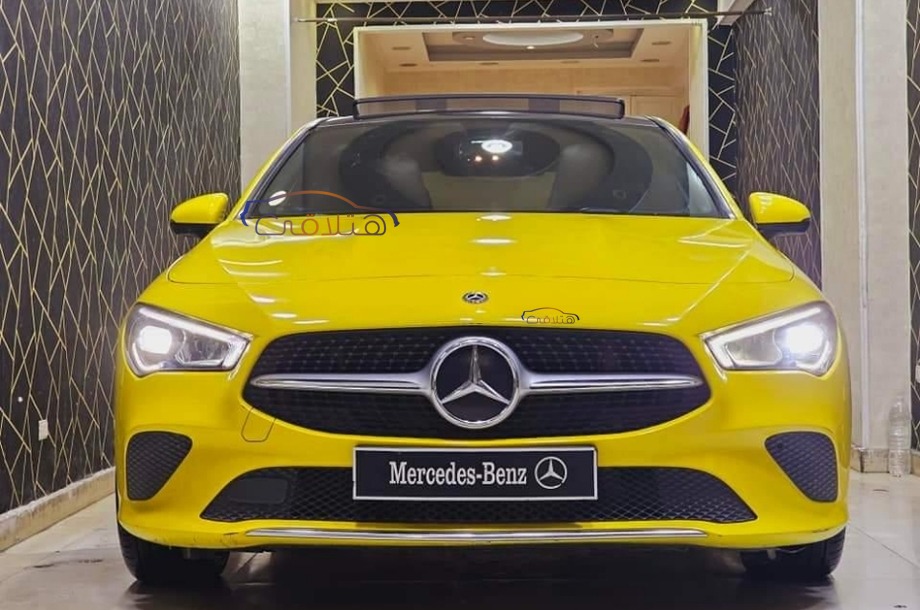CLA 200 Mercedes 2020 Alexandria Yellow 6284529 - Car for sale : Hatla2ee