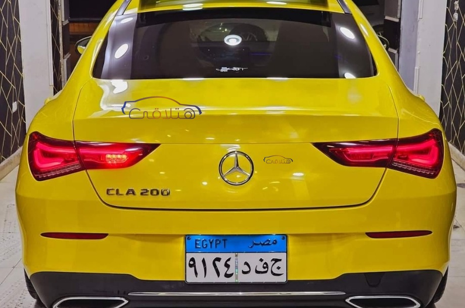 CLA 200 Mercedes 2020 Alexandria Yellow 6284529 - Car for sale : Hatla2ee