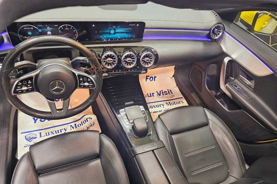 CLA 200 Mercedes 2020 Alexandria Yellow 6284529 - Car for sale : Hatla2ee