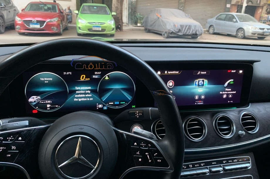 E 200 Mercedes 2022 Giza Black 6292571 - Car for sale : Hatla2ee