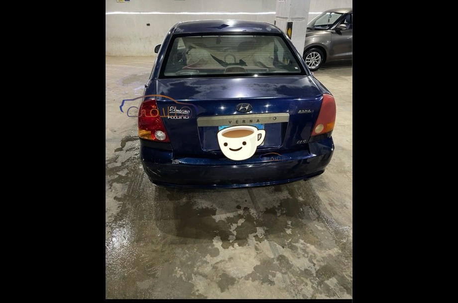 Verna Hyundai 2010 Maadi Blue 6306277 - Car for sale : Hatla2ee