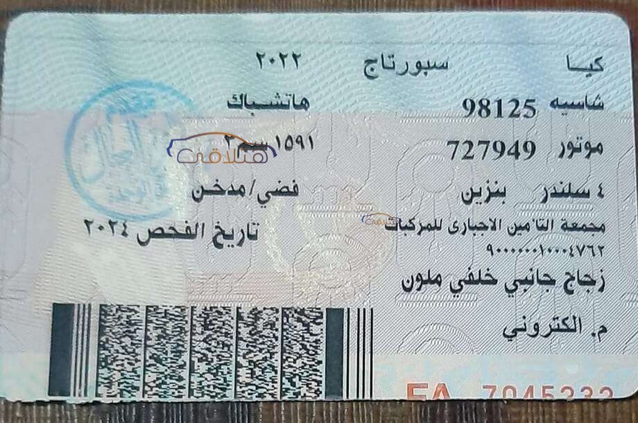 Sportage Kia 2022 Alexandria Silver 6334424 - Car for sale : Hatla2ee