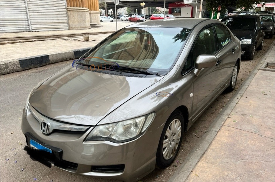 Civic Honda 2008 Heliopolis Mocha 6375355 - Car for sale : Hatla2ee