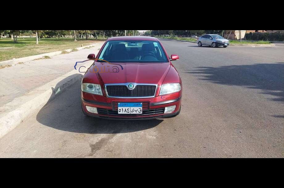Octavia A5 Skoda 2005 Obour City Dark red 6422928 - Car for sale : Hatla2ee