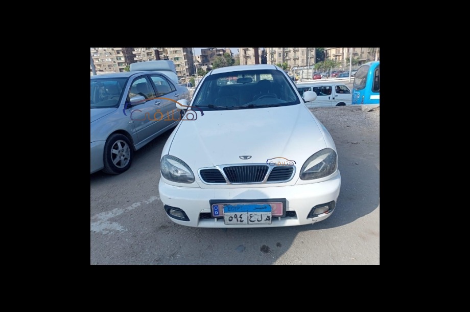 Lanos Daewoo 2002 Cairo White 6436400 - Car for sale : Hatla2ee