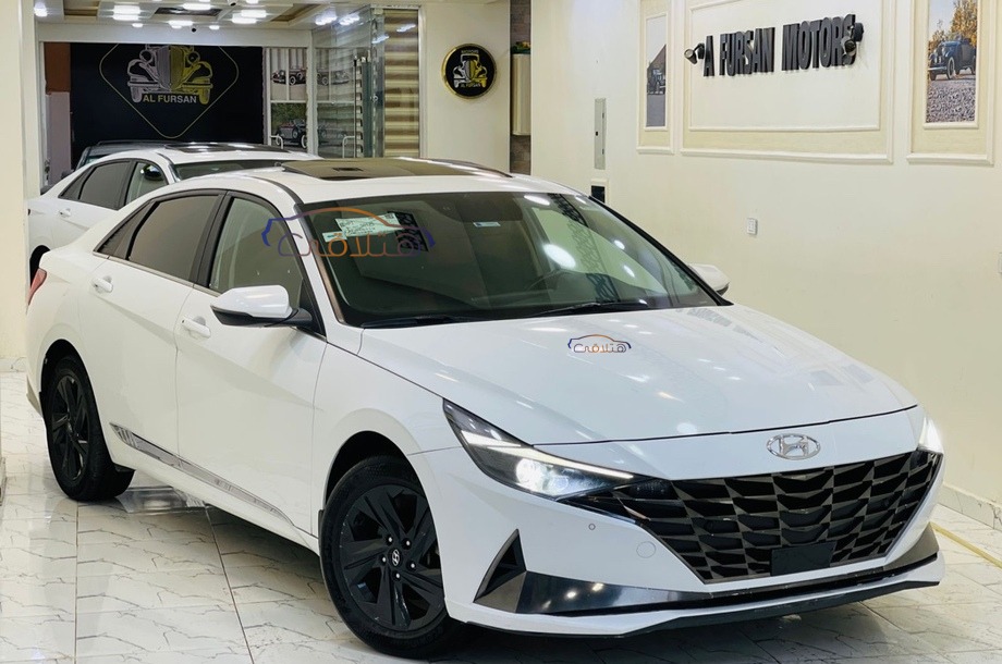 Elantra CN7 Hyundai 2021 6 October White 6484605 - Car for sale : Hatla2ee