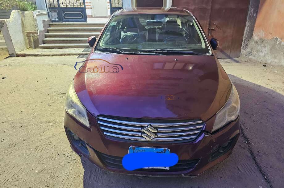 Ciaz Suzuki 2016 Ain Shams Dark red 6490894 - Car for sale : Hatla2ee