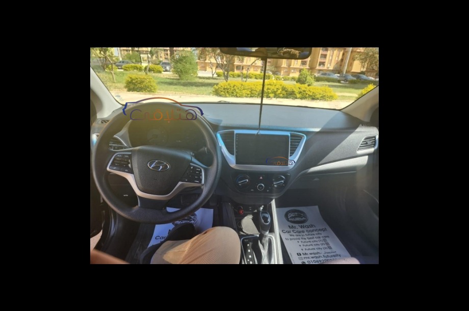 Accent HCI Hyundai 2022 Cairo Black 6501592 - Car for sale : Hatla2ee