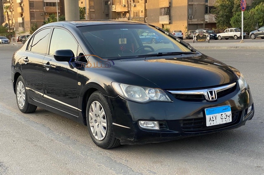 Civic Honda 2008 Nasr city Black 6506436 - Car for sale : Hatla2ee