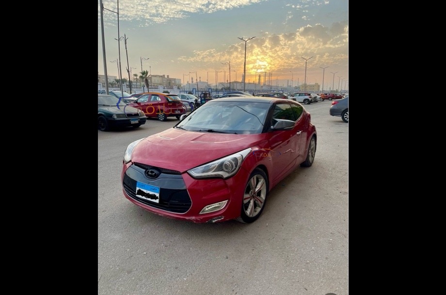 Veloster Hyundai 2012 Suez Red 6516943 - Car for sale : Hatla2ee