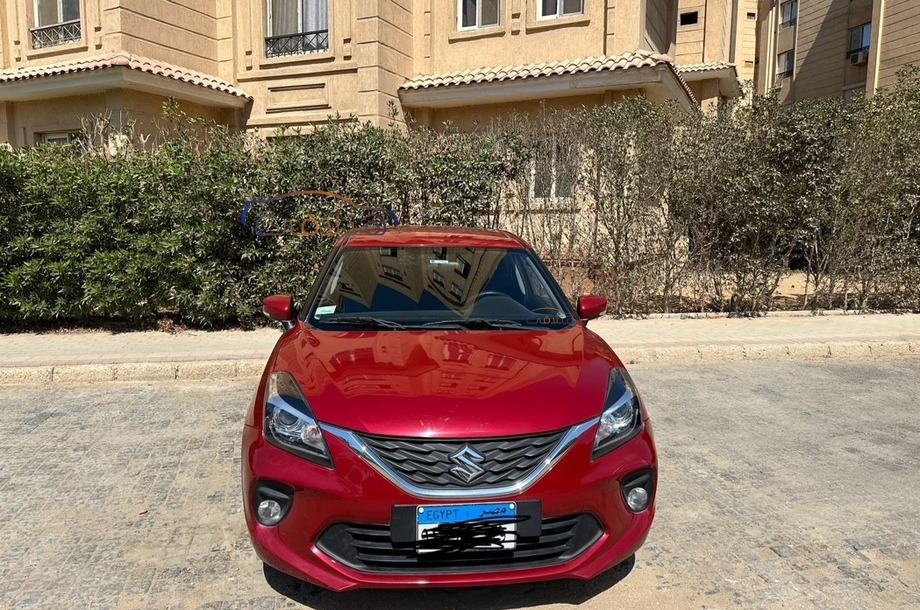 Baleno Suzuki 2022 6 October Red 6521540 - Car for sale : Hatla2ee