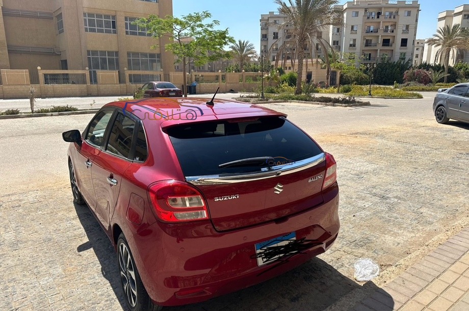 Baleno Suzuki 2022 6 October Red 6521540 - Car for sale : Hatla2ee