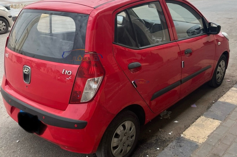 I10 Hyundai 2010 Damietta Red 6524852 - Car for sale : Hatla2ee