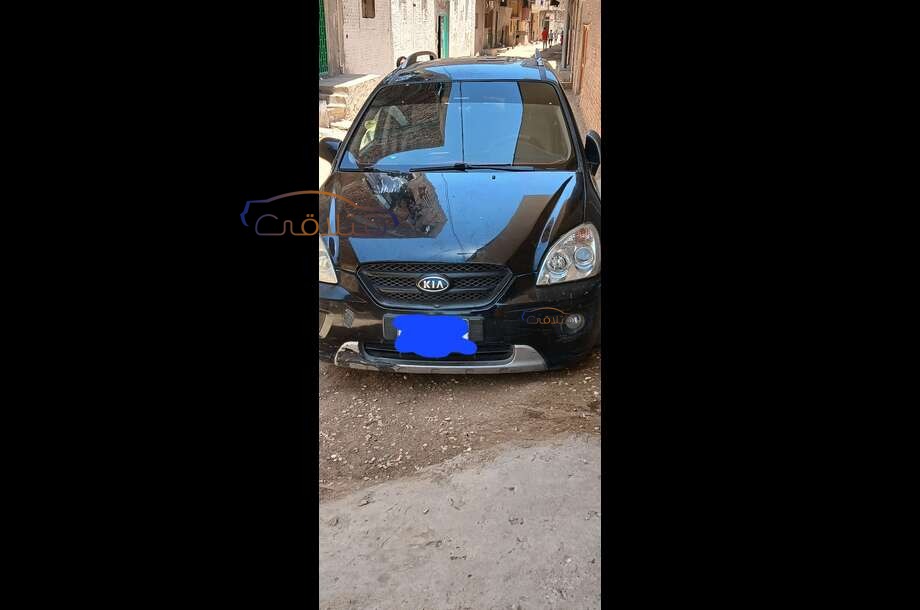 Carens Kia 2010 El Marg Black 6533798 - Car for sale : Hatla2ee