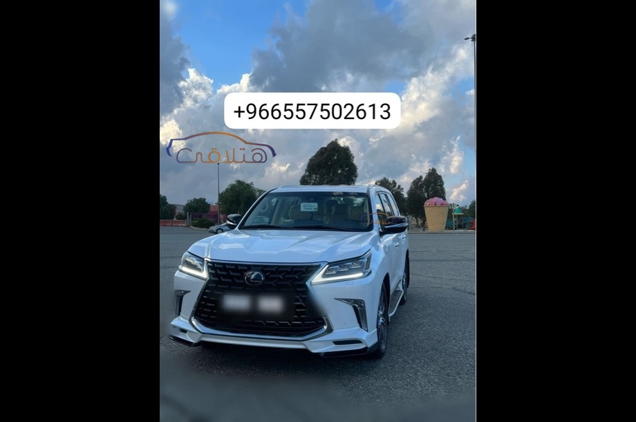 LX 570 Lexus 2021 Riyadh White 6541124 - Car for sale : Hatla2ee