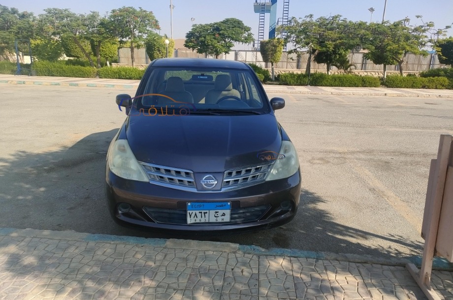 Tiida Nissan 2009 6 October Purple 6548381 - Car for sale : Hatla2ee