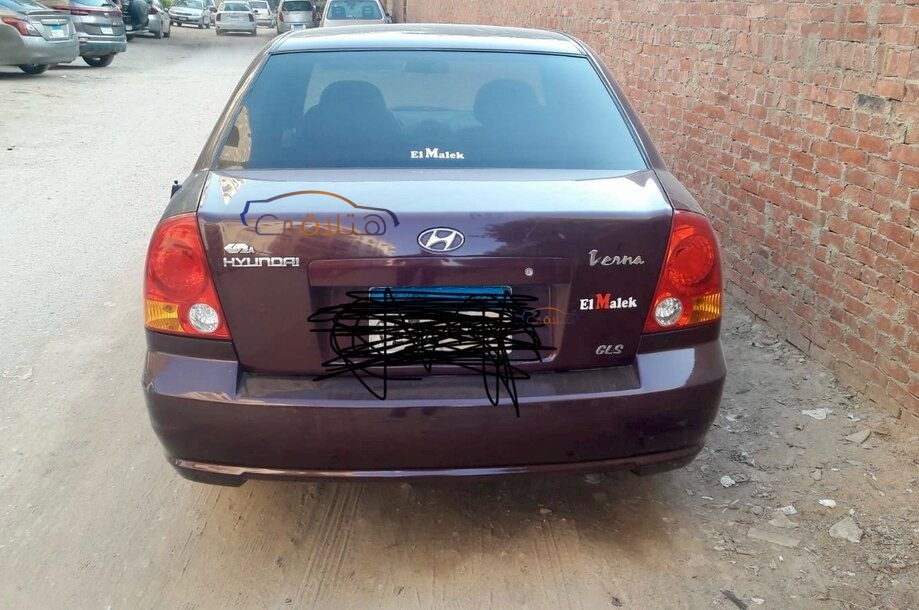 Verna Hyundai 2017 Heliopolis Dark red 6560550 - Car for sale : Hatla2ee
