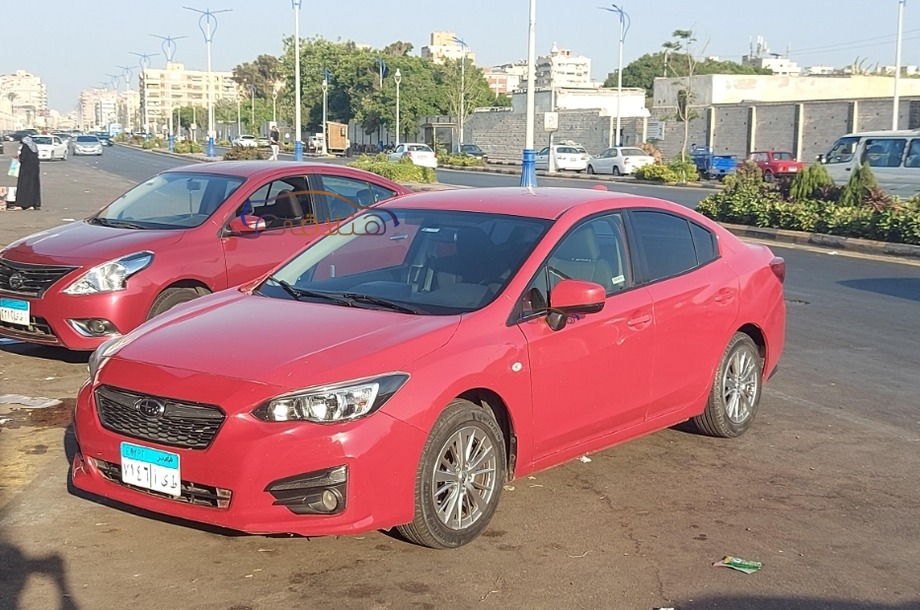 Impreza Subaru 2018 Port Said Red 6562655 - Car for sale : Hatla2ee