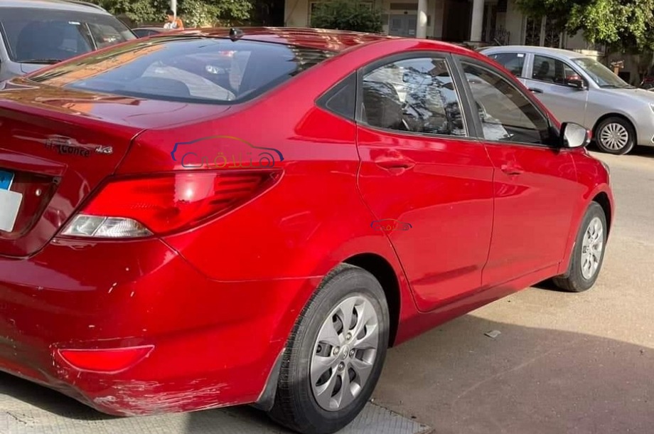 Accent RB Hyundai 2019 Cairo Red 6566465 - Car for sale : Hatla2ee