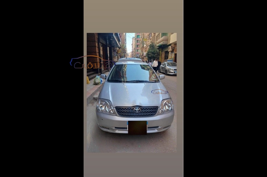 Corolla Toyota 2001 Tanta Silver 6569037 - Car for sale : Hatla2ee