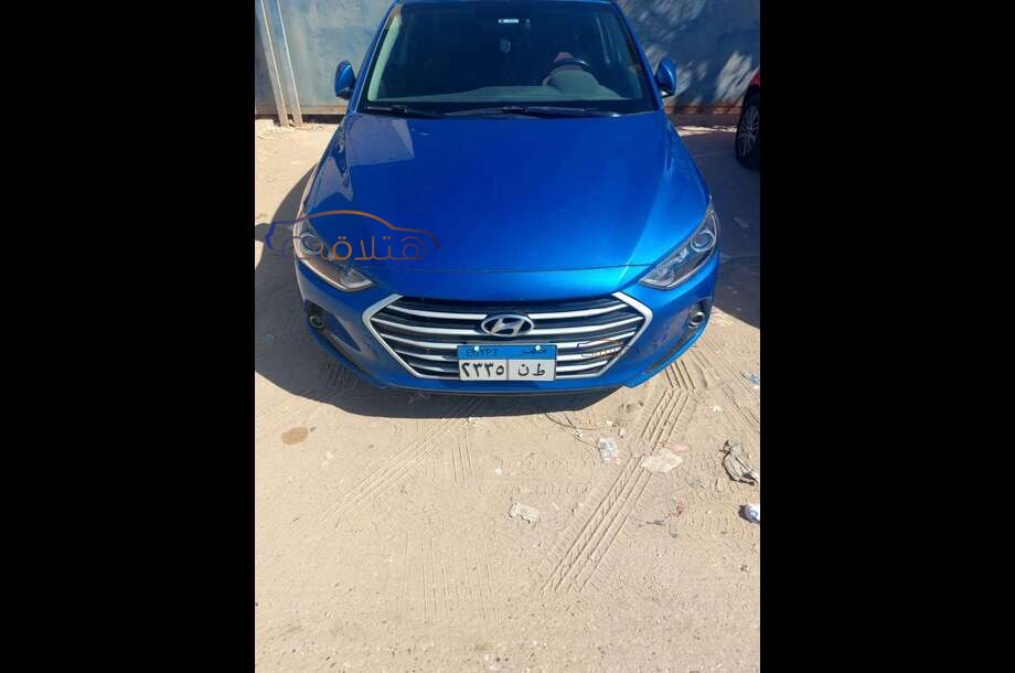 Elantra AD Hyundai 2019 6 October Blue 6570365 - Car for sale : Hatla2ee
