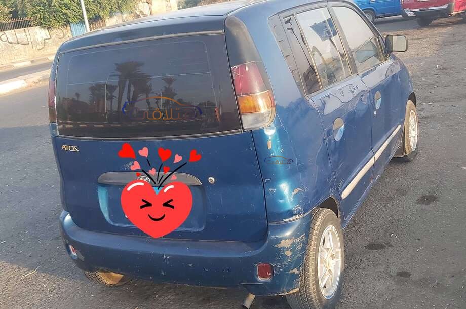 Atos Hyundai 1998 Sohag Dark blue 6584118 - Car for sale : Hatla2ee