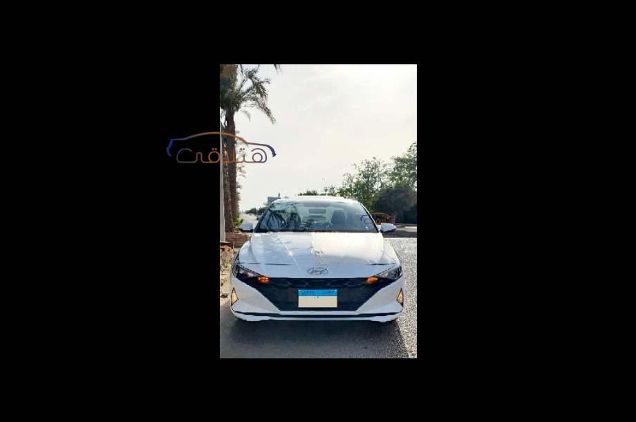 Elantra CN7 Hyundai 2022 Al Shorouk White 6587433 - Car for sale : Hatla2ee