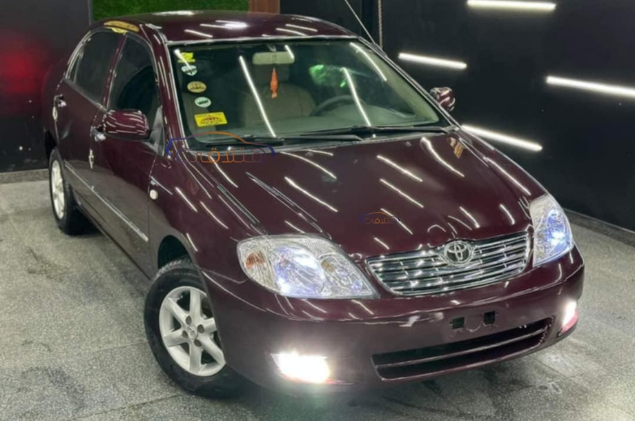 Corolla Toyota 2004 Alexandria Dark red 6592266 - Car for sale : Hatla2ee