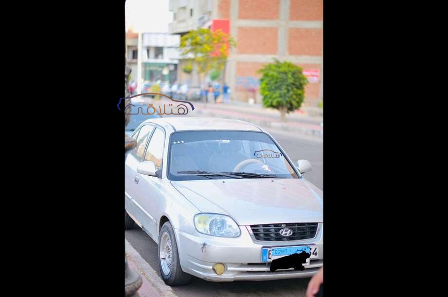Verna Hyundai 2008 Tanta Silver 6605021 - Car for sale : Hatla2ee