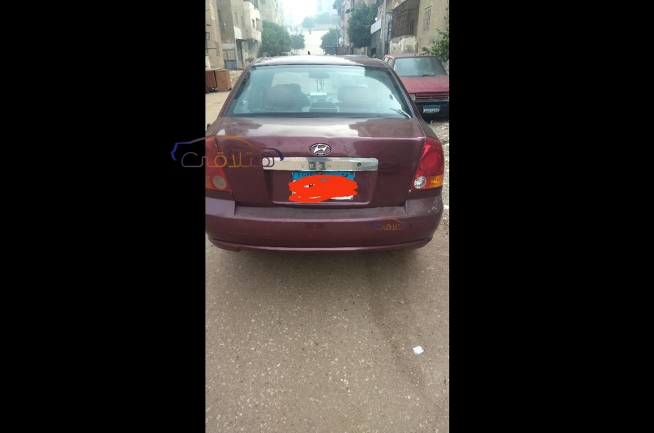 Verna Hyundai 2010 El Mahalla Dark red 6607541 - Car for sale : Hatla2ee
