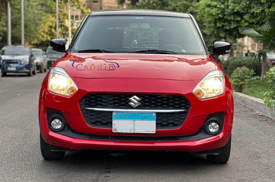 Swift Suzuki 2021 Cairo Red 6612654 - Car for sale : Hatla2ee