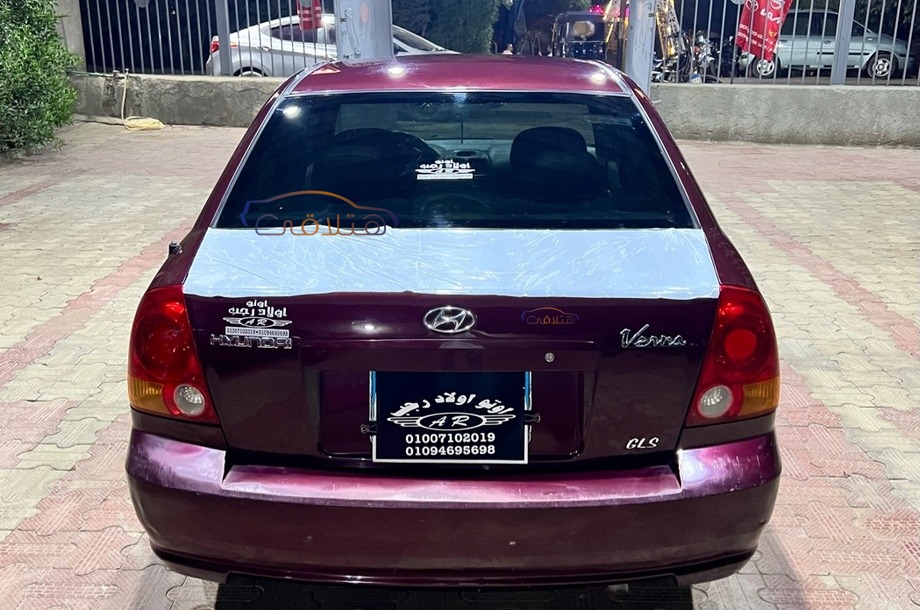 Verna Hyundai 2019 Monufia Dark red 6616724 - Car for sale : Hatla2ee