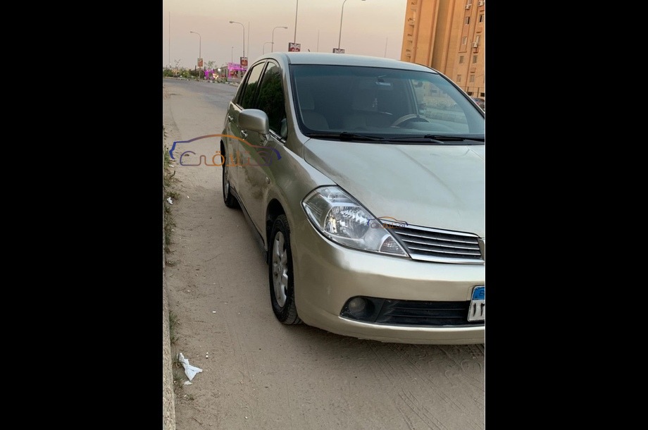 Tiida Nissan 2007 6 October Gold 6617135 - Car for sale : Hatla2ee