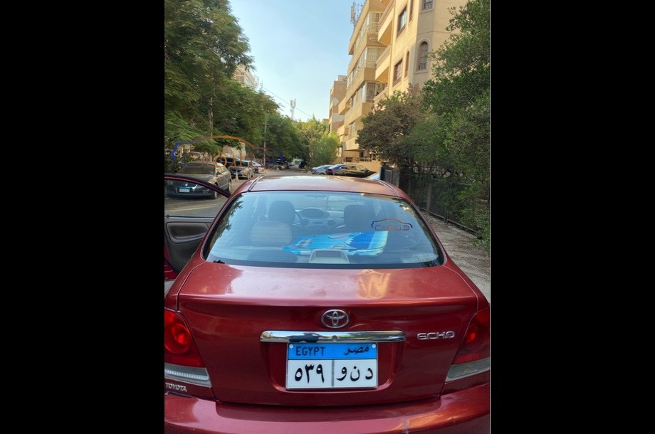 Echo Toyota Cairo Dark red 6624723 - Car for sale : Hatla2ee