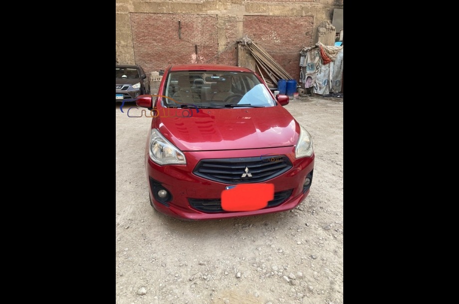 Attrage Mitsubishi 2014 El Haram Red 6671092 - Car for sale : Hatla2ee