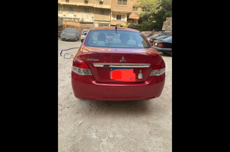 Attrage Mitsubishi 2014 El Haram Red 6671092 - Car for sale : Hatla2ee