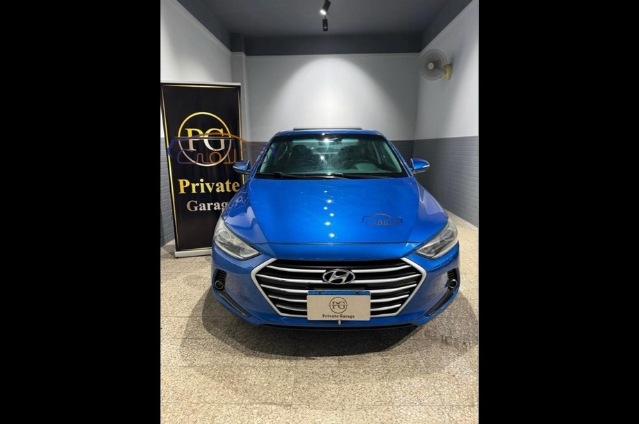 Elantra AD Hyundai 2019 Alexandria Blue 6671121 - Car for sale : Hatla2ee