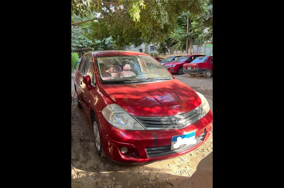 Tiida Nissan 2012 Maadi Red 6677505 - Car for sale : Hatla2ee