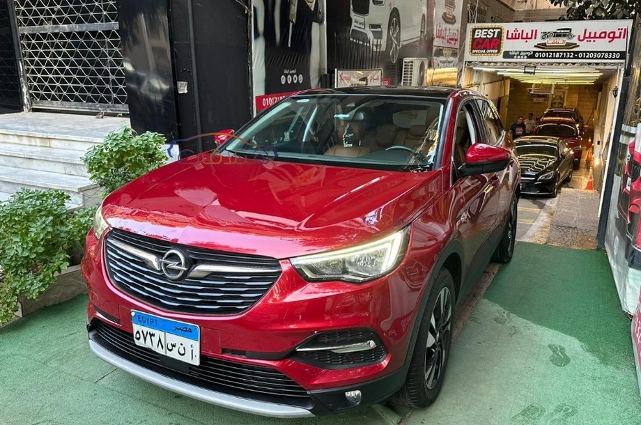 Grandland Opel 2018 Heliopolis Red 6679330 - Car for sale : Hatla2ee