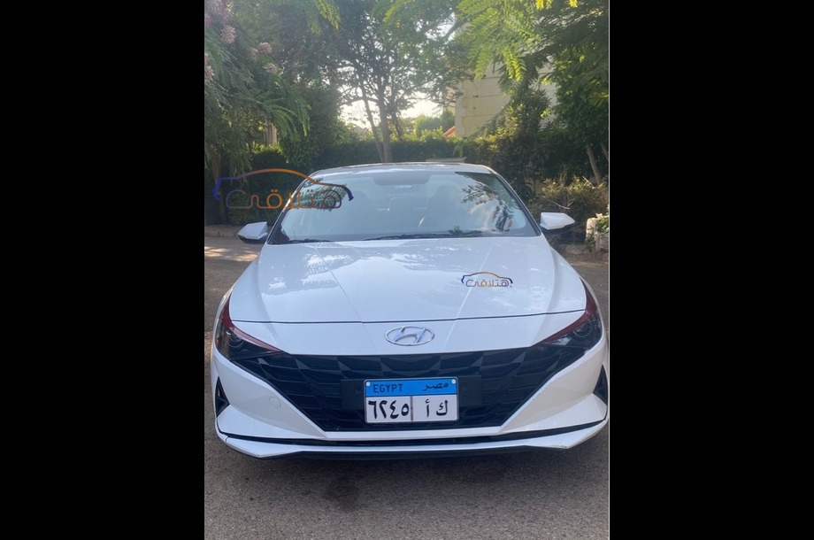 Elantra CN7 Hyundai 2021 6 October White 6679715 - Car for sale : Hatla2ee