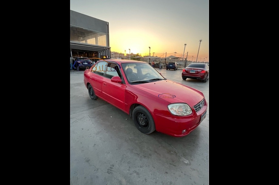 Verna Hyundai 2007 6 October Red 6684308 - Car for sale : Hatla2ee