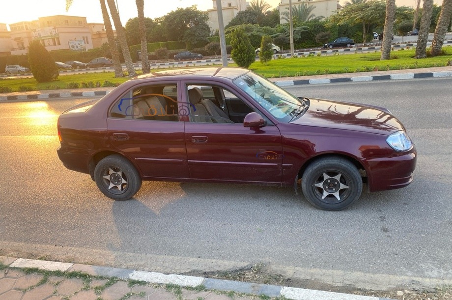 Verna Hyundai 2013 Sheraton Dark red 6699661 - Car for sale : Hatla2ee