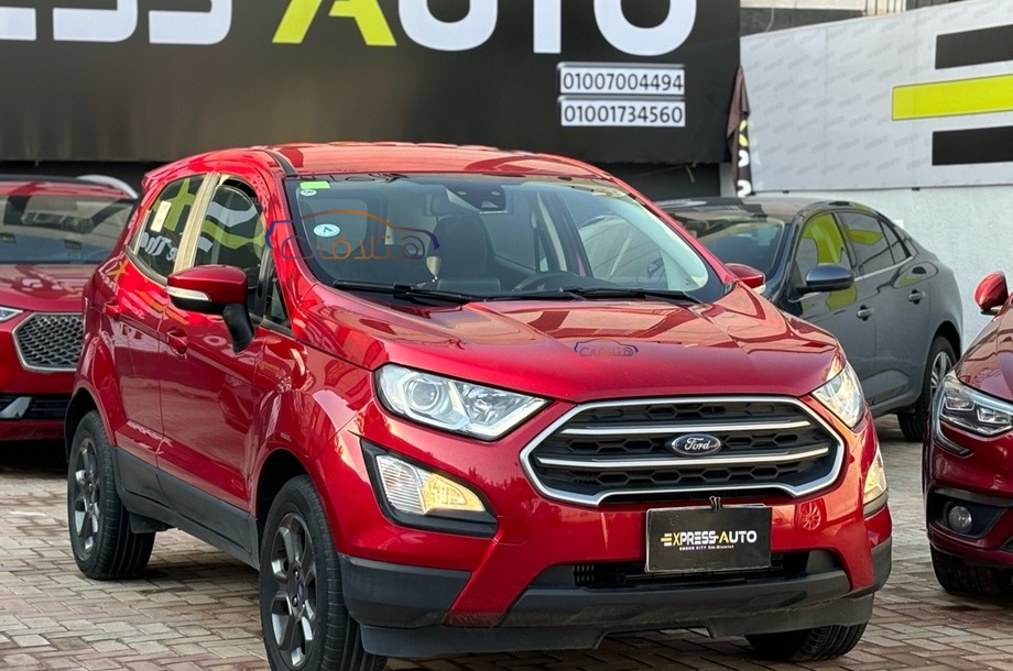 EcoSport Ford 2022 Obour City Dark red 6702976 - Car for sale : Hatla2ee