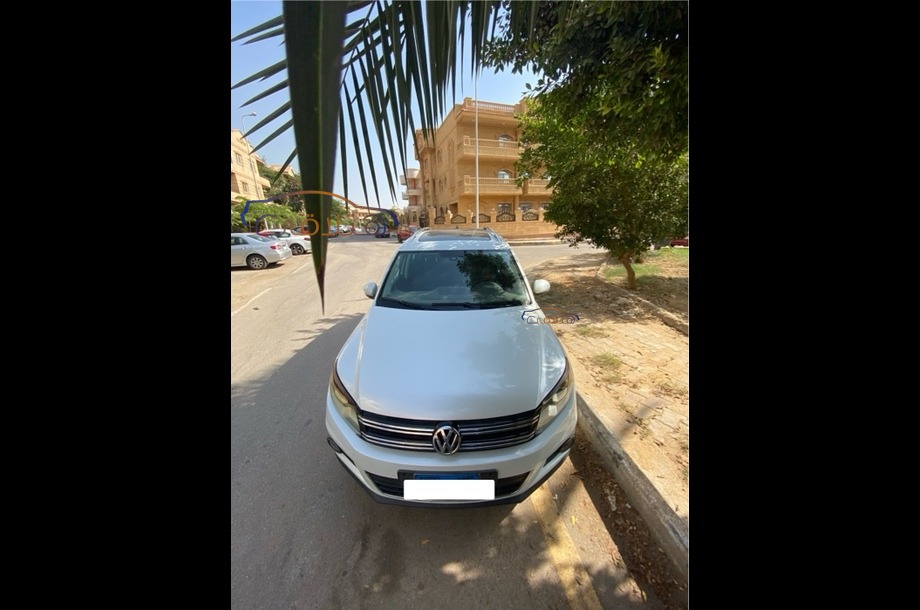 Tiguan Volkswagen 2016 Tagamo3 - New Cairo White 6713693 - Car for sale : Hatla2ee