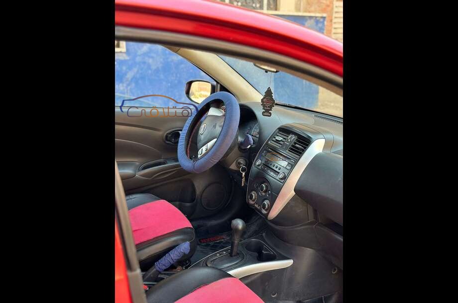 Sunny Nissan 2017 Bilbeis Dark red 6724537 - Car for sale : Hatla2ee
