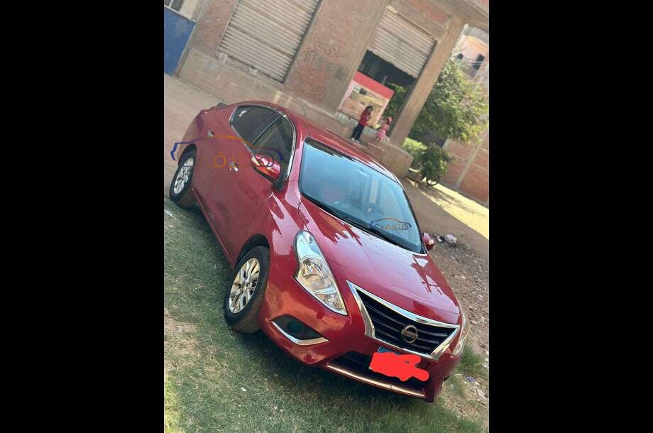 Sunny Nissan 2017 Bilbeis Dark red 6724537 - Car for sale : Hatla2ee