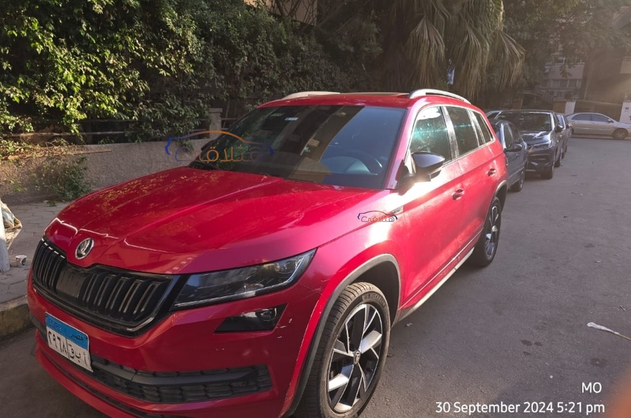 Kodiaq Skoda 2021 Heliopolis Red 6725164 - Car for sale : Hatla2ee
