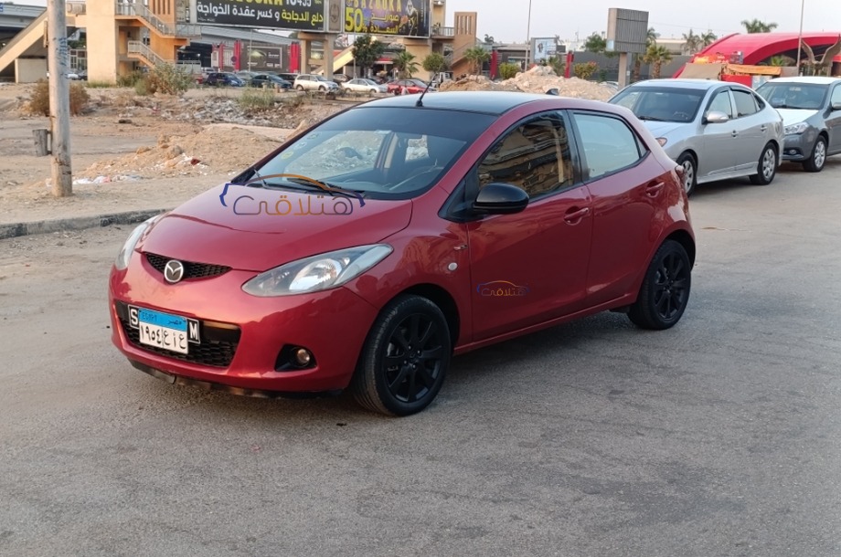2 Mazda 2008 Nasr city Dark red 6730573 - Car for sale : Hatla2ee