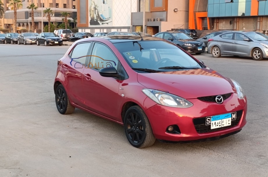 2 Mazda 2008 Nasr city Dark red 6730573 - Car for sale : Hatla2ee